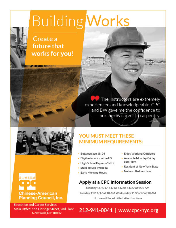 BuildingWorks Construction Pre-apprentice Training Program Recruitment ... BuildingWorks Construction Pre-apprentice Training Program Recruitment ...